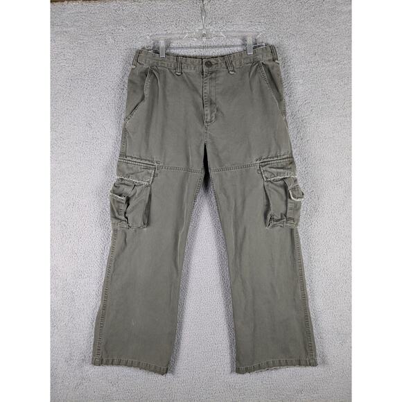 Sideout | Pants | Vtg Sideout Cargo Pants Mens 32x28 Green Baggy Skater ...